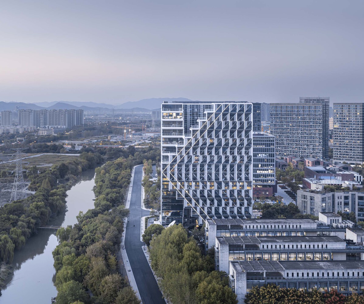 Hangzhou DEEP BLUE Office Building Reimagining Office Spaces - structure