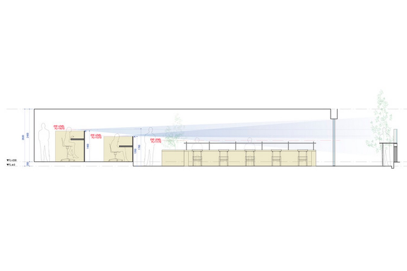 Reimagining Spaces NSF-E Satellite Office by Kenta Nagai Studio - structure